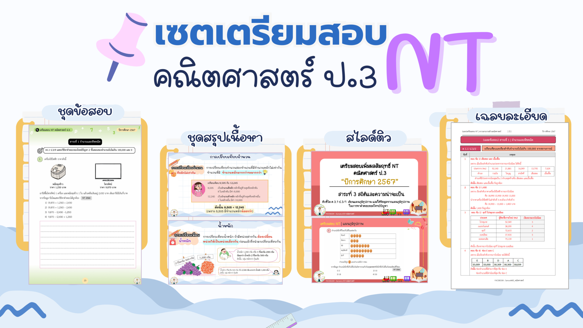 📋เส้นทแยงมุมของรูปสี่เหลี่ยม | Sanook_Kid คณิตศาสตร์